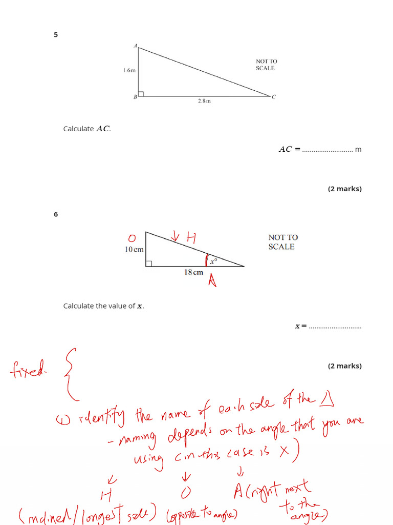 Trigonometry Calculations and Problems | PDF | Trigonometry | Mathematics