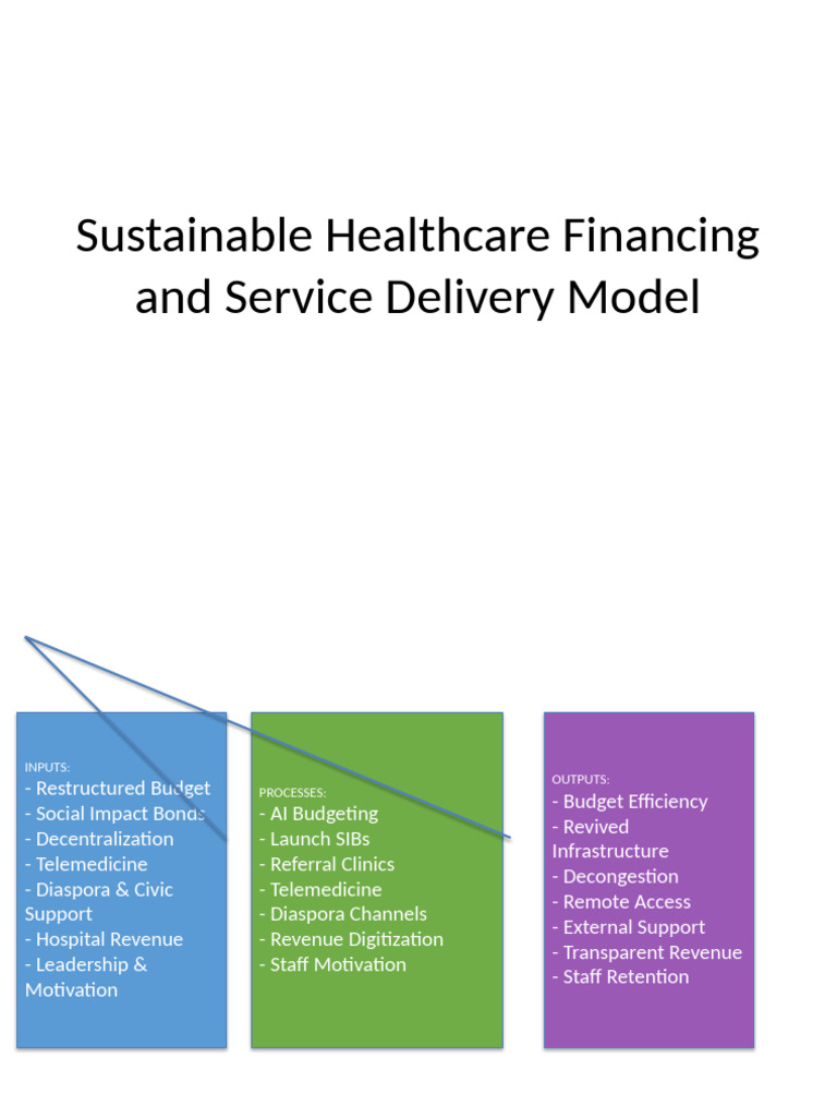 Sustainable Healthcare Model Diagram Fixed | PDF
