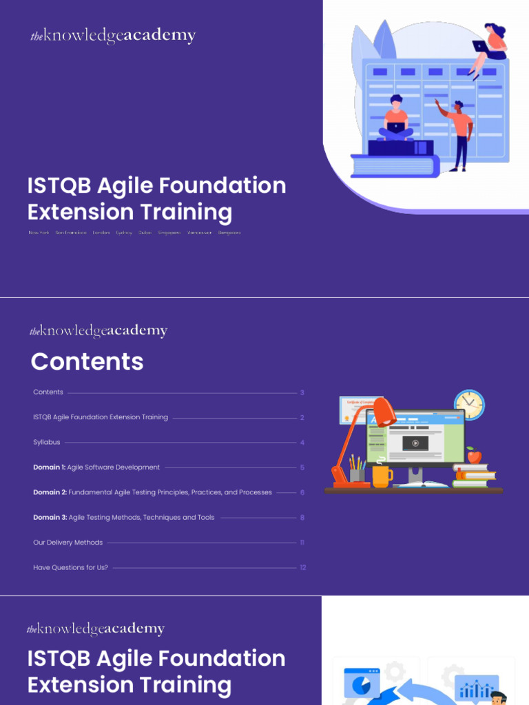 ISTQB Agile Foundation Training Course | PDF | Agile Software ...