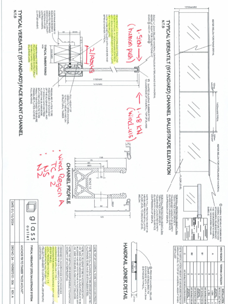 Balustrade Connection Detail | PDF