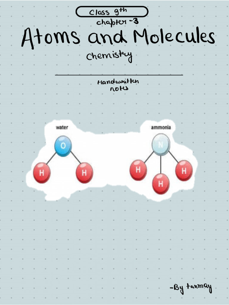 Atoms and Molecules | PDF