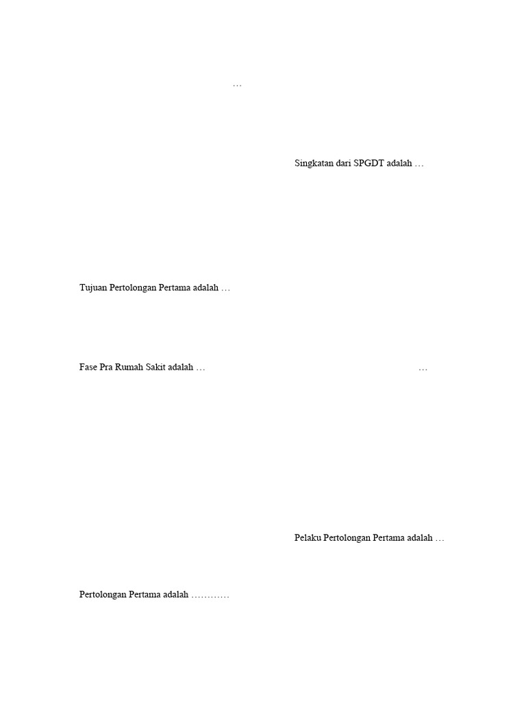 Soal Materi Pp 1 | PDF