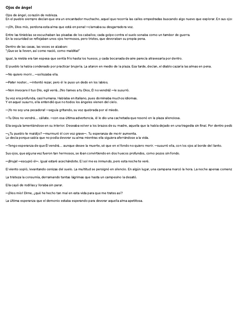 Ojos de Ángel | PDF