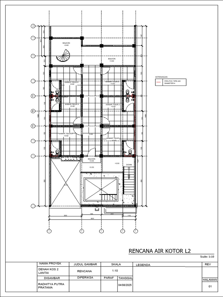 LAST DENAH AUTDCD-RENCANA AIR KTR1 (2) | PDF