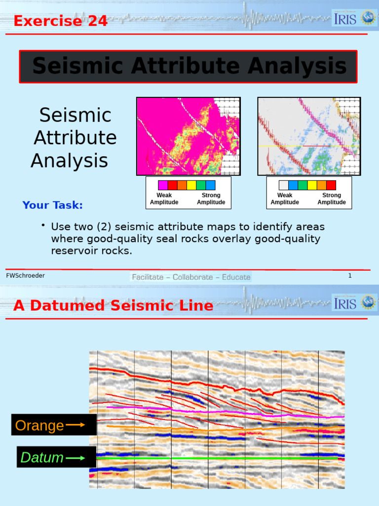 Seismic Attribute Analysis for Reservoirs | PDF | Petroleum Reservoir ...