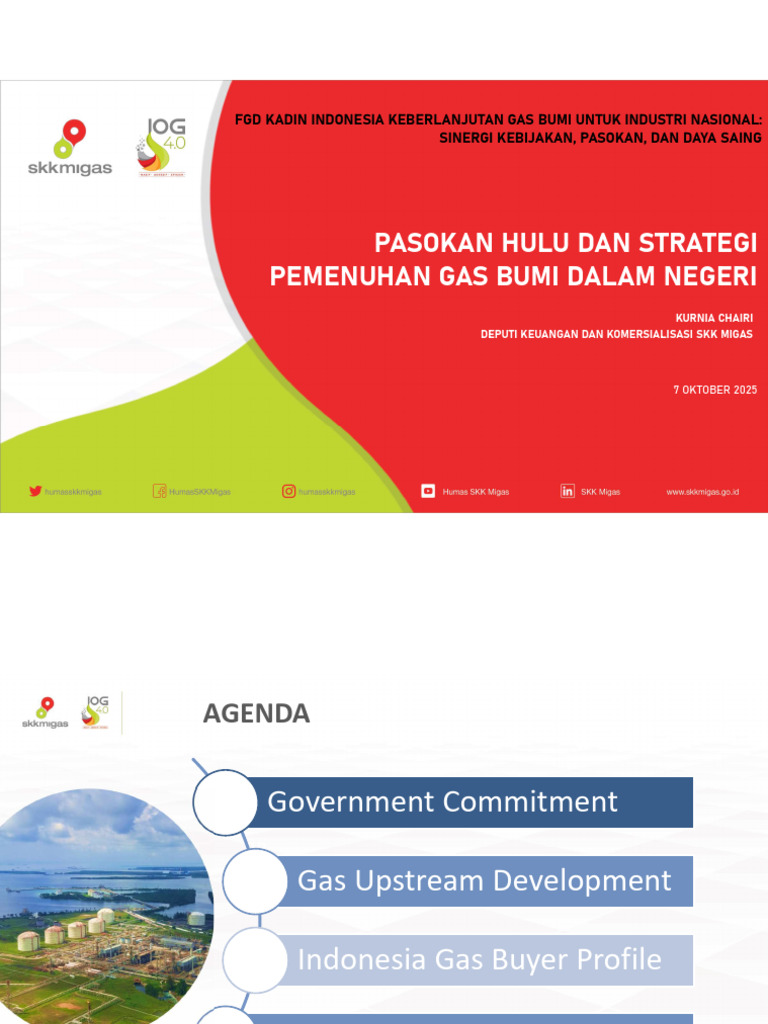 SKK MIGAS - Paparan Pada Kadin Final 07102025 | PDF