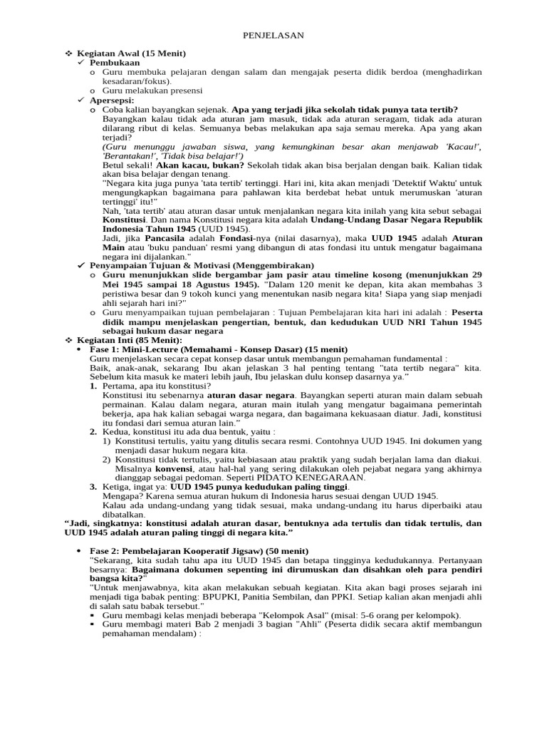 Memahami UUD 1945 dalam Pendidikan | PDF