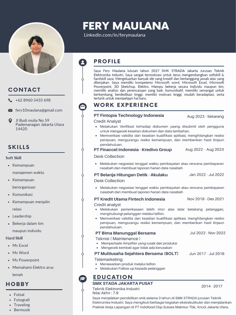 CV Fery Terbaru 2025 | PDF