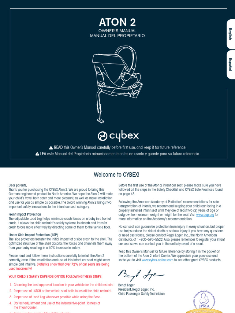 Aton 2 Manual | PDF | Seat Belt | Transport
