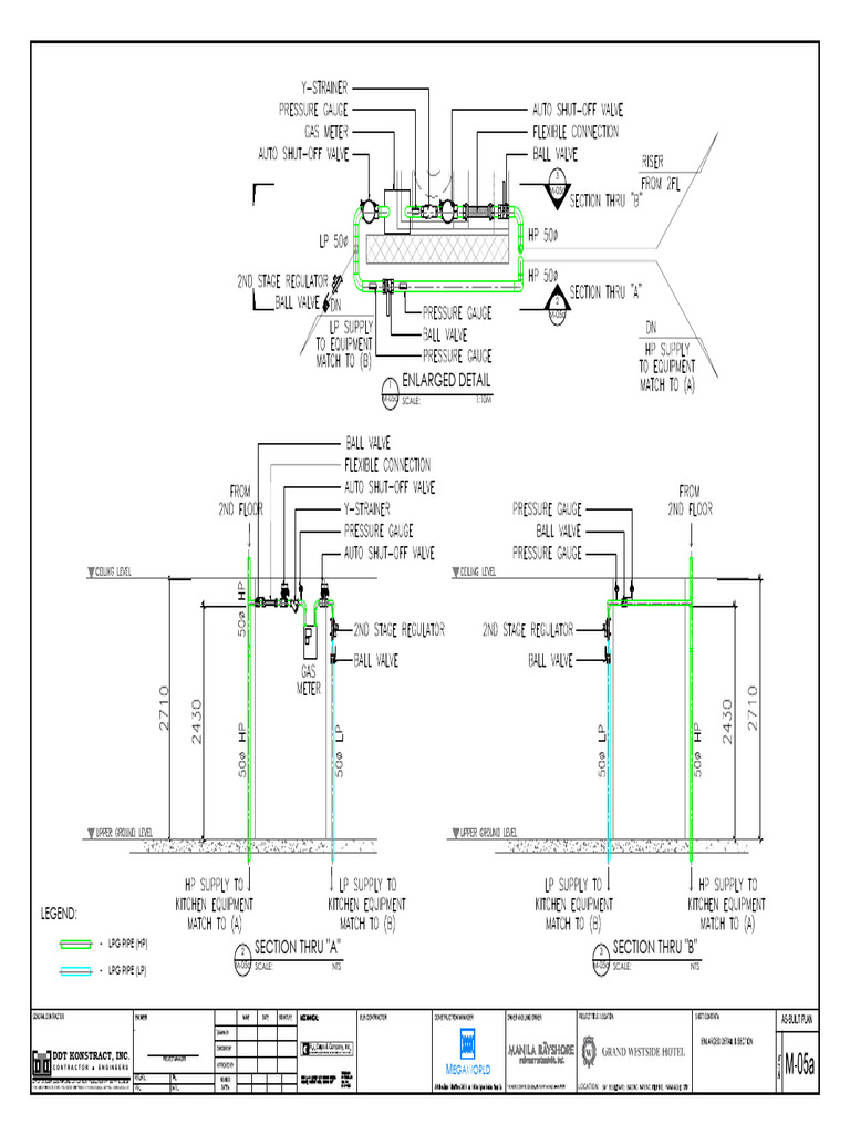 M-05a - Enlarged Detail & Section - Rev.1 | PDF