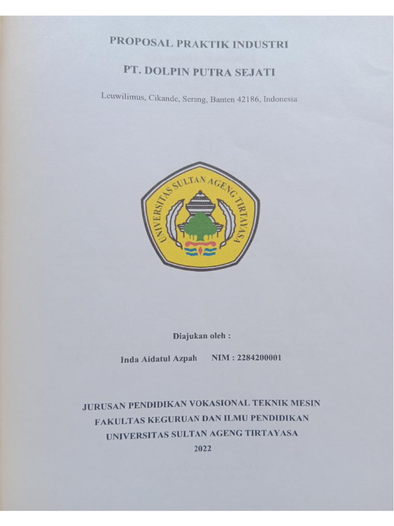 Contoh Proposal PI | PDF