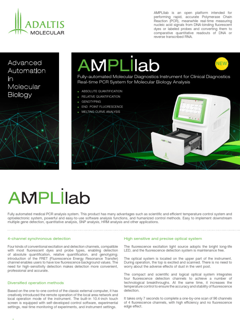 Automated PCR System for Diagnostics | PDF | Biology | Biochemistry
