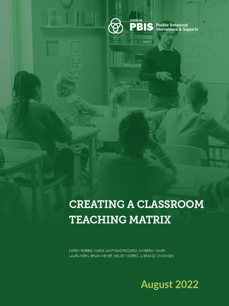62f6bad84d68af564c04e030 - Creating A Classroom Teaching Matrix | PDF ...