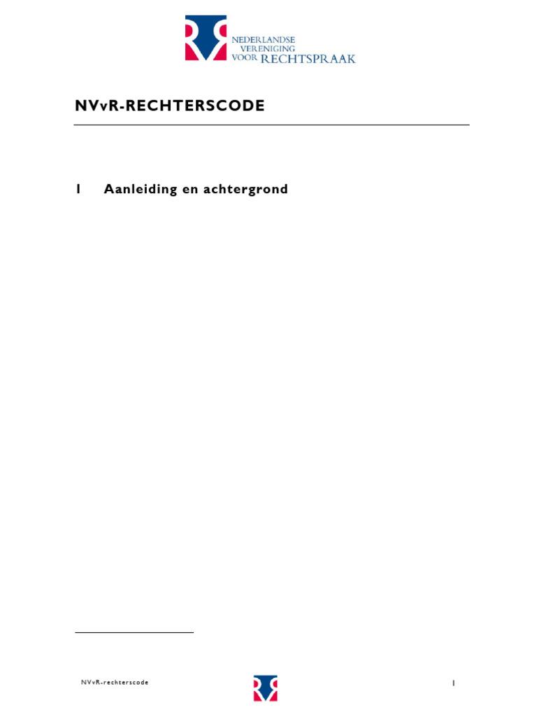 NVVR Rechterscode | PDF