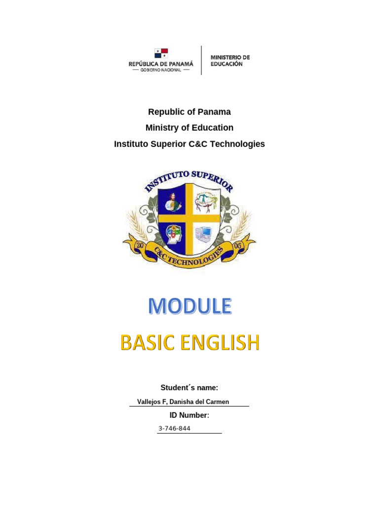 Basic English Module 2 Danisha Vallejos | PDF | Linguistics | Syntax