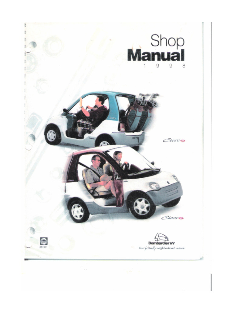 Bombardier 98 Shop Manual (3.13) | PDF