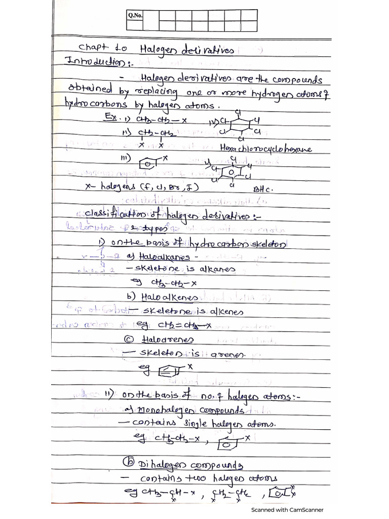 10.halogen Derivatives | PDF
