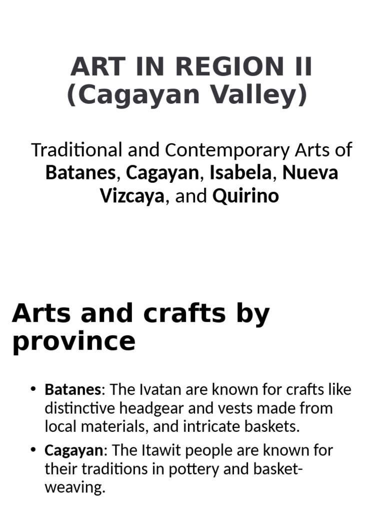 Region II Conte-Wps Office | PDF | The Arts