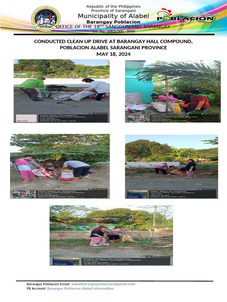 Clean Up Drive 2024 | PDF
