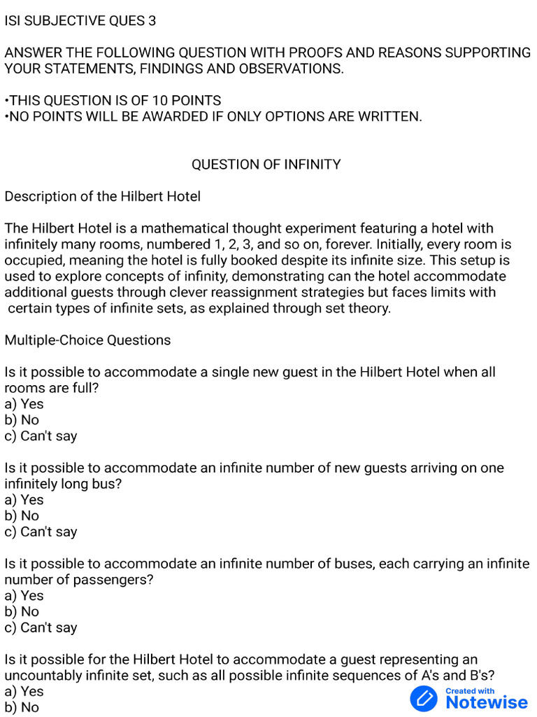 IsI Ugb Practice Ques3 | PDF
