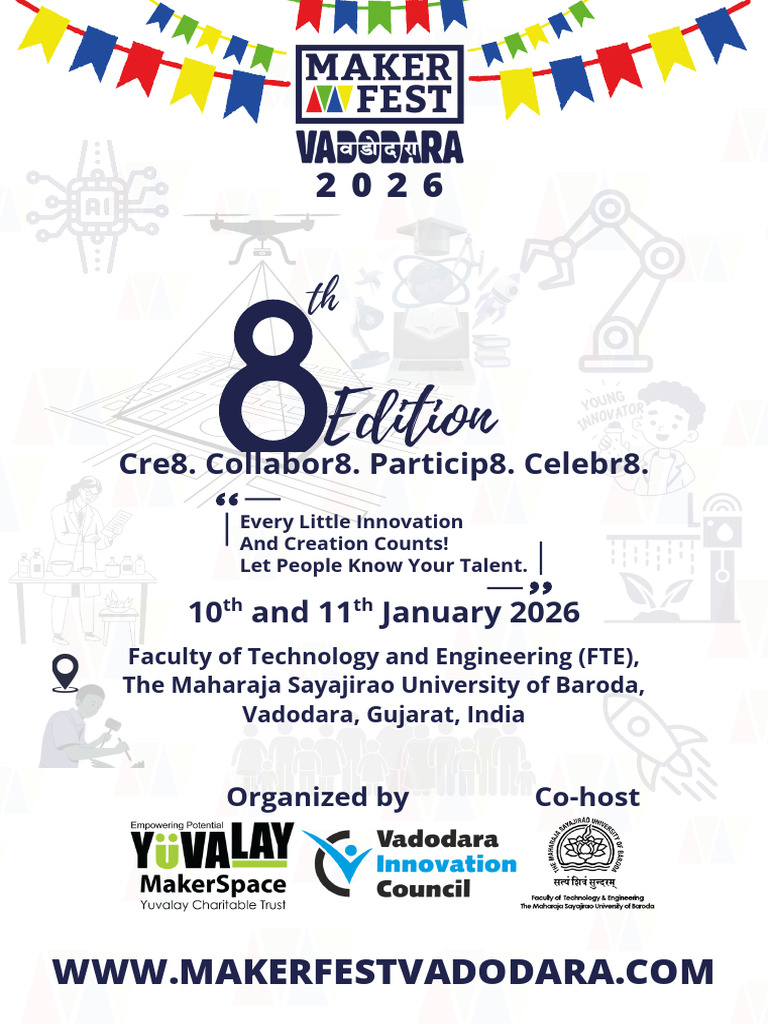 Makers Fest Vadodara 2026 Brochure | PDF