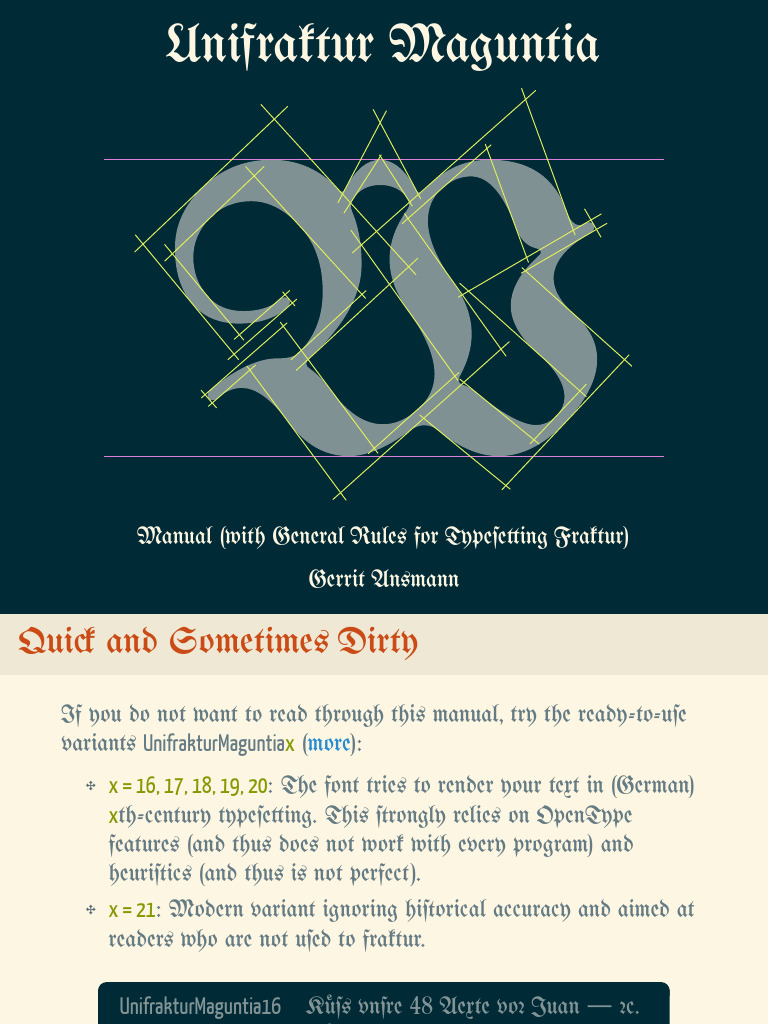 Dokumentation en Fraktur | PDF | Publishing | Written Communication