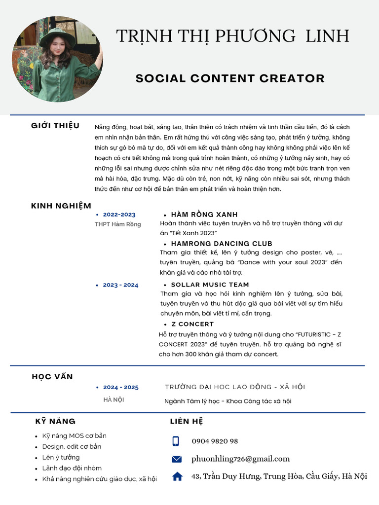 White Professional Classic Resume | PDF