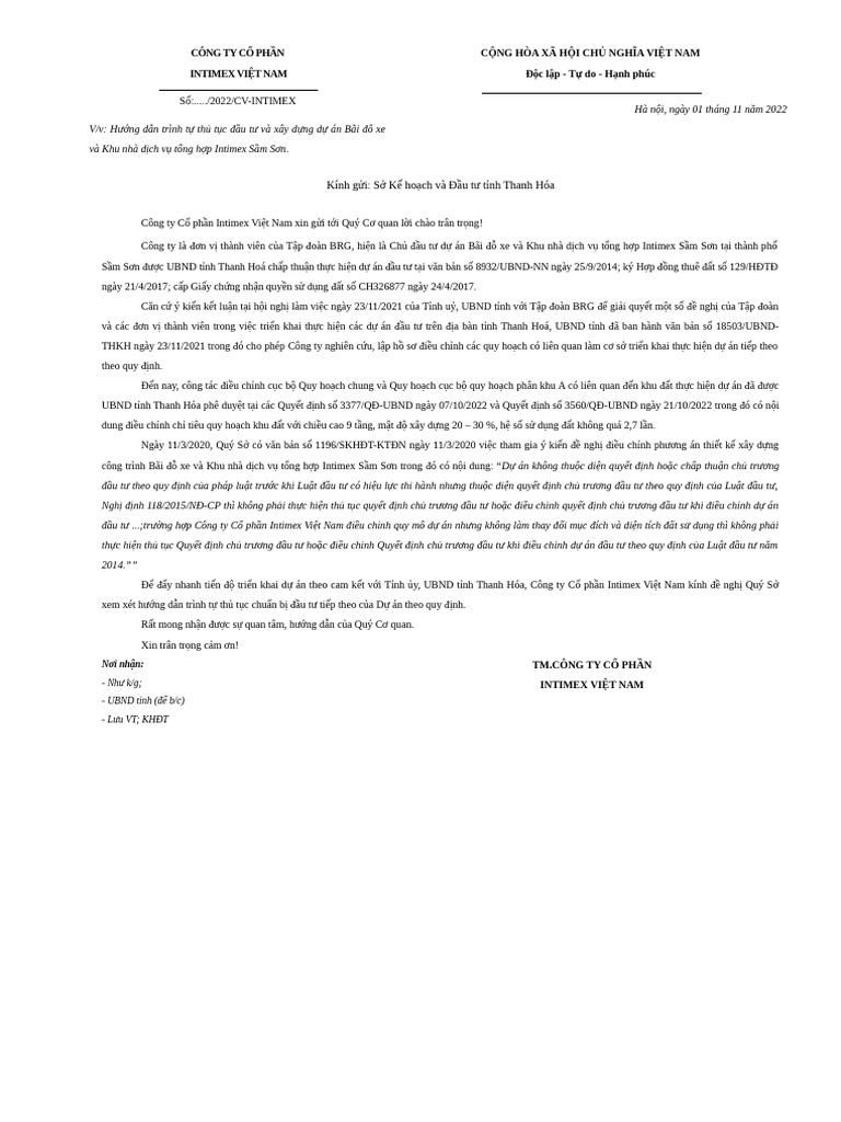 Cong Van Gui So KHDT Huong Dan | PDF