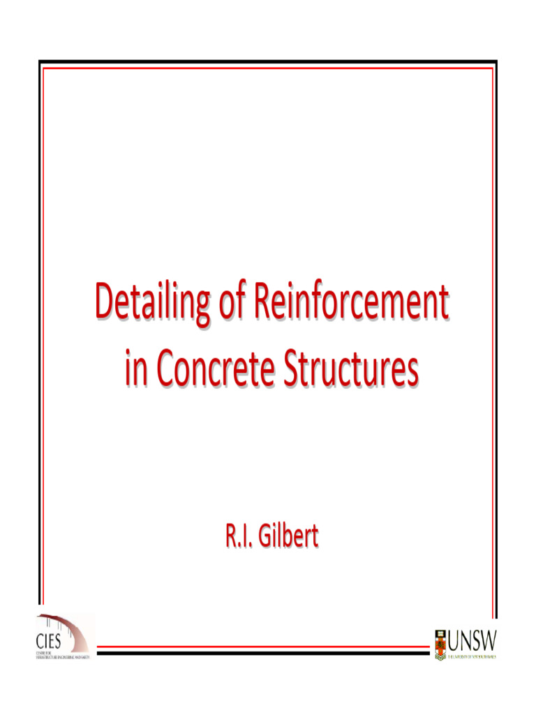Concrete Reinforcement Detailing Guide | PDF