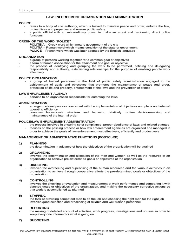 Handout 2024 | PDF | Police | Security Guard
