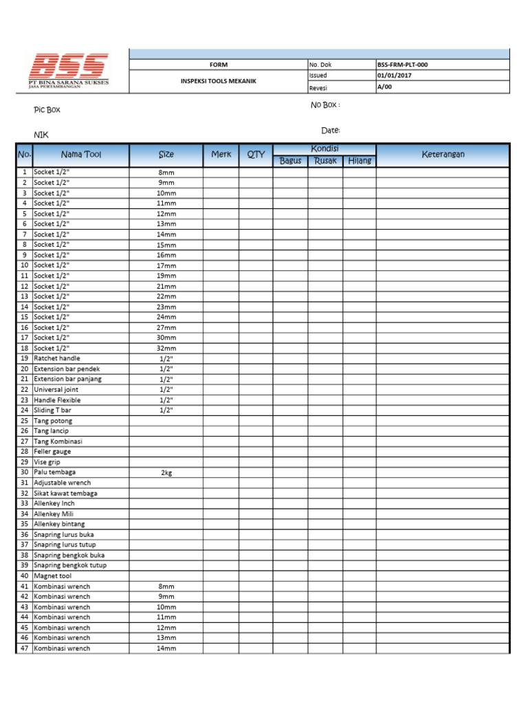 From Inspection Tools Box | PDF