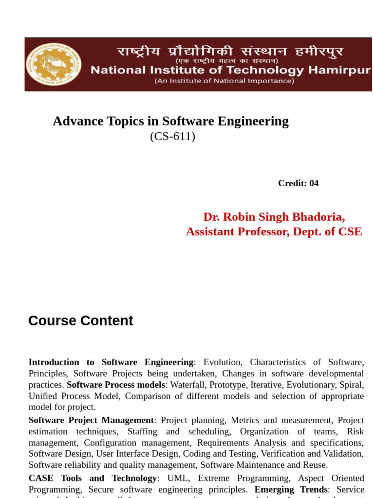 Design Concepts (CS-611) | PDF | Abstraction (Computer Science) | Modular Programming