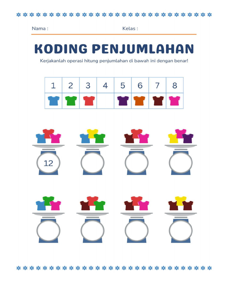 Koding Penjumlahan | PDF