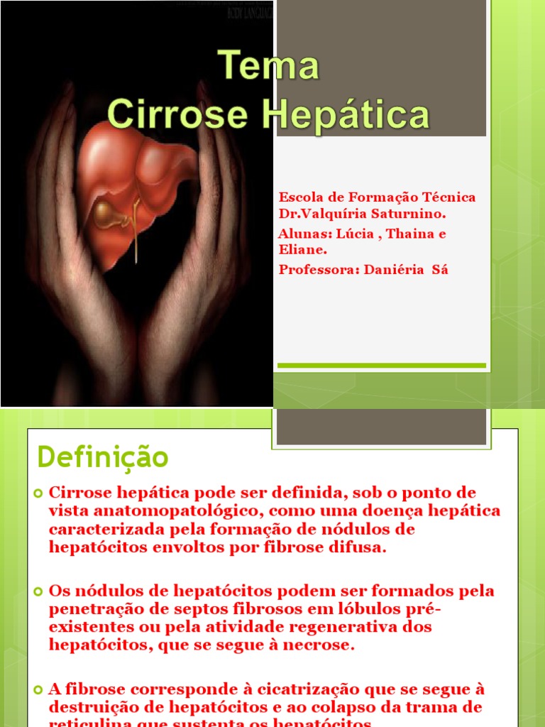 Cirrose Hepática | PDF | Cirrose | Hepatite