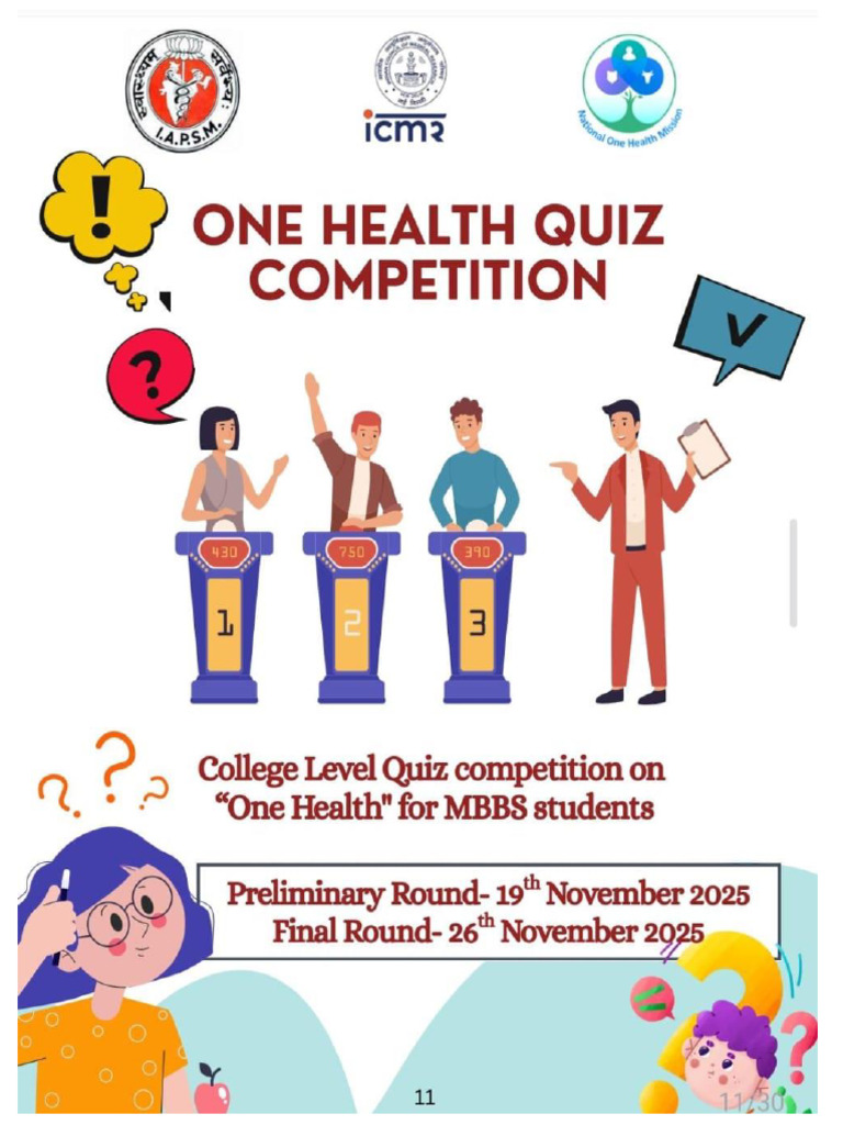 One Health Programme 2025 Quiz Guidelines Manual F 251115 152828 | PDF