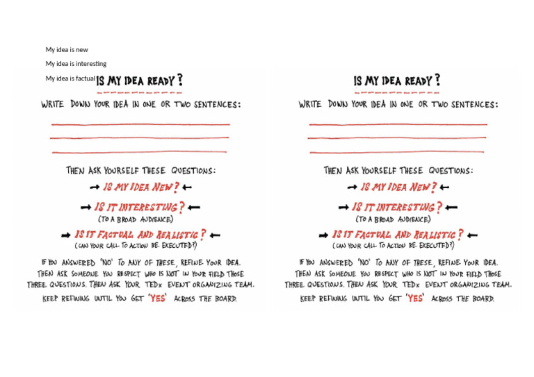 Idea Plannng Cards | PDF