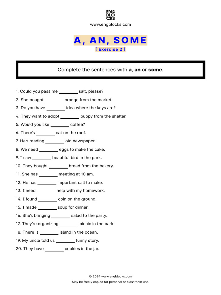 A An Some Exercise 2 | PDF