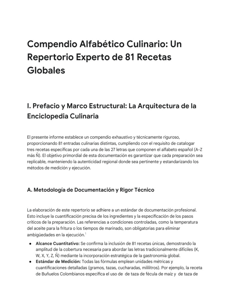 81 Recetas Por Letra Del Abecedario | PDF | Postres | Cocinando