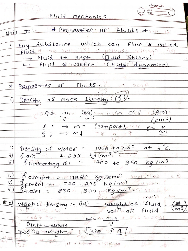 FM Unit 1&2 | PDF