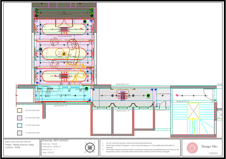 Abode - Entrance Lobby - RCP Layout | PDF