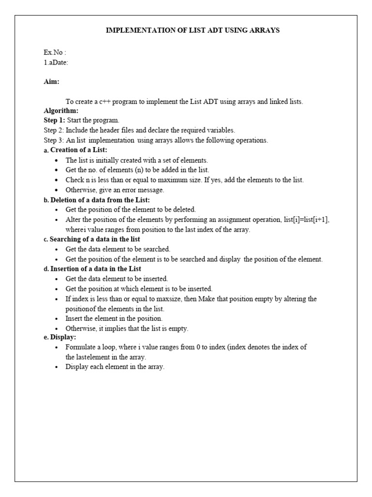 DSA Lab Manual Record | PDF | Queue (Abstract Data Type) | Algorithms