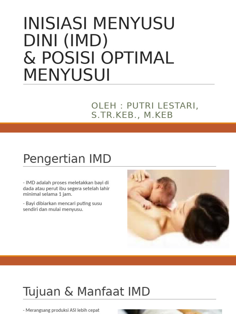 IMD Dan Posisi Menyusui | PDF