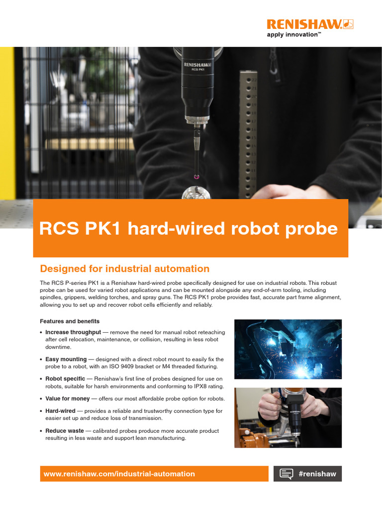 Flyer RCS PK1 Hard-Wired Robot Probe Flyer | PDF | Manufactured Goods ...