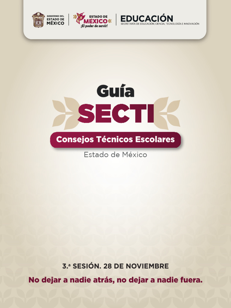 Guía Secti Cte Nov (171125) | PDF | Inclusión (Educación) | Comprensión ...