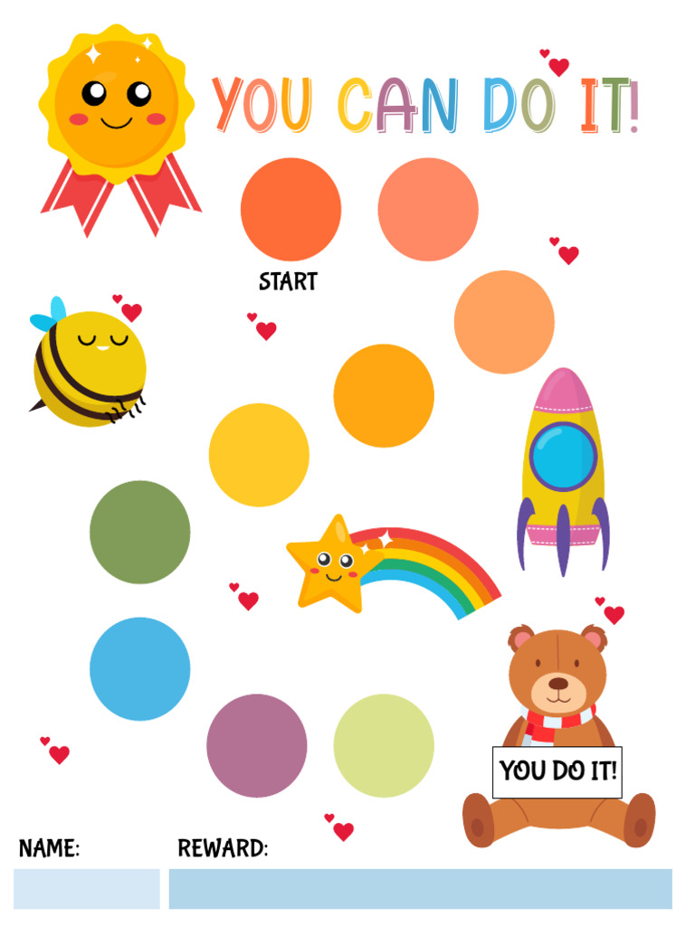 Printable Reward Chart For Kids | PDF