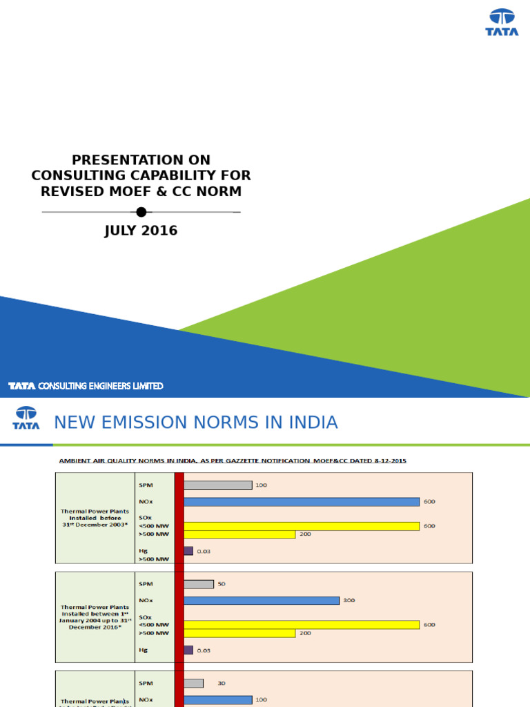 Presentation On MOEF & CC | PDF