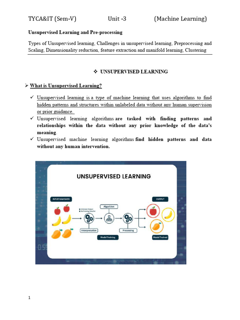 Unit-3 ML | PDF | Cluster Analysis | Machine Learning