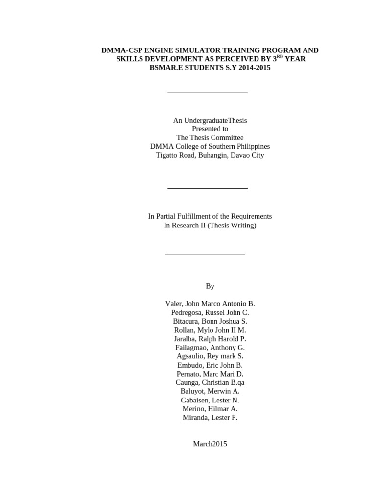 Title Page Final | PDF