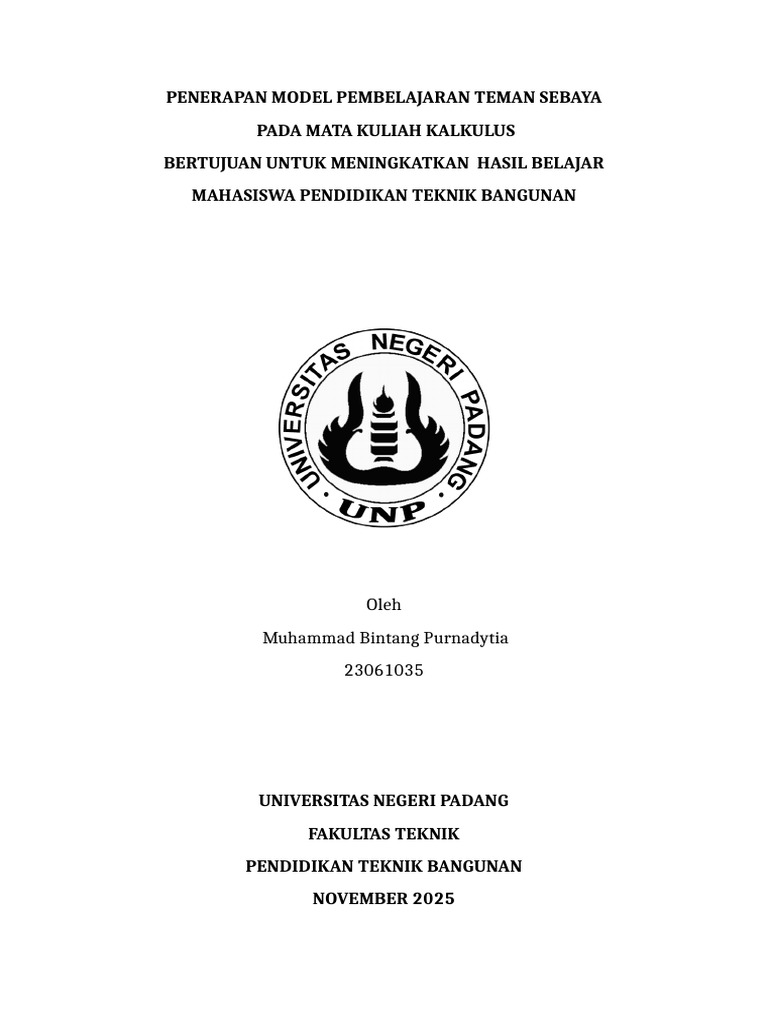 Penerapan Model Pembelajaran Teman Sebaya | PDF
