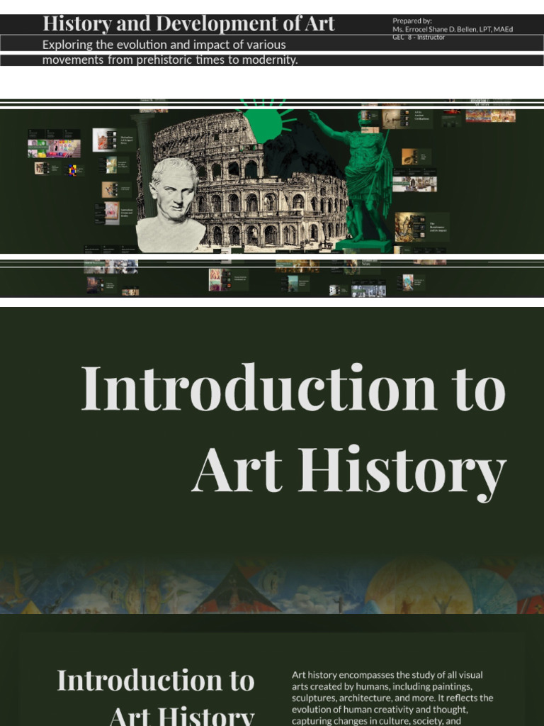 Part I - Historical Development of Art | PDF | Impressionism | Ancient ...